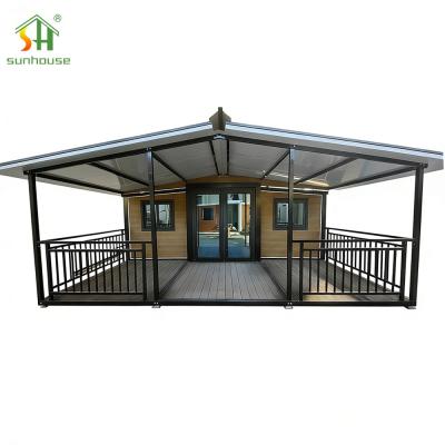 China Modular 40ft Expandable Container House Shop Fast Deploy Flexible Layouts for sale