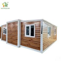 China Space Saving 40ft Expandable Container House Prefabricated With Insulated Sandwich Panels for sale