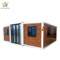 China Flat Pack Foldable 40ft Expandable Container House Factory For Remote Camps for sale