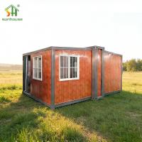 China Double Wing Expansion Container House 20FT Compact Modular Homes for sale
