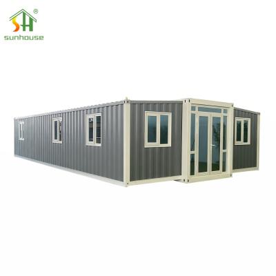 China Fast Deployment Instant Expandable Homes 40ft With Galvanized Steel Frame for sale