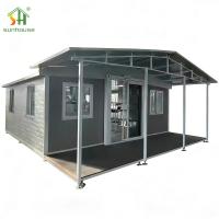 China Double Side Expandable Folding House 40ft Container Home Prefabricated for sale