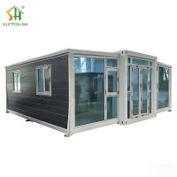 China Fast Setup 40ft Expandable Container House Villa Fold Out Modular Container Buildings for sale