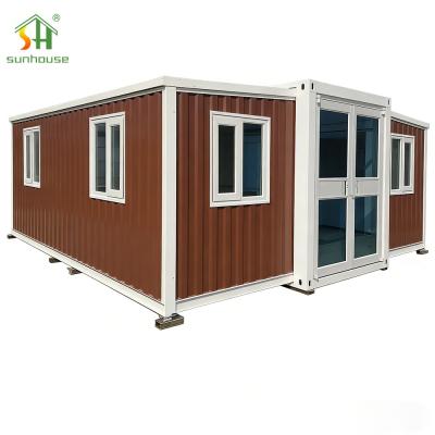 China Fold Out Expandable Container House 40 Foot Container Home Villa for sale