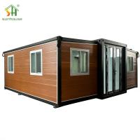 China Galvanized Steel Frame Container Home Expandable 40ft Container Houses for sale