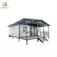 China Compact Expandable Shipping Container Home 40ft Prefab House For Family Living for sale