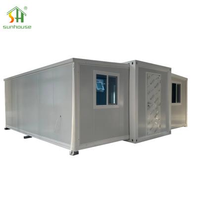 China Fold Out 40ft Shipping Container Home Expandable Folding House Container for sale