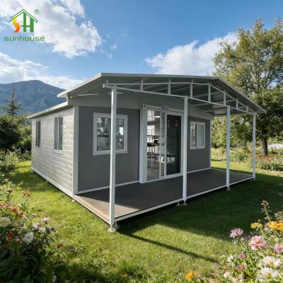 China 40ft Expandable Container House Maximum Space in a Relocatable Building for sale