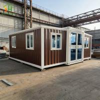 China 40ft Expandable Container House Maximum Space in a Relocatable Building for sale