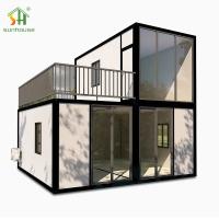 China Easy Relocation Double Wing Expansion House Fold Out Container Home Expandable for sale