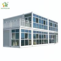 China Flat Pack Container House 20FT 40FT Galvanized Steel Prefab Modular Building Unit for sale