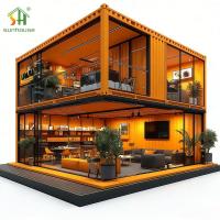 China Rapid Deployment Double Wing Expansion House Flat Top Temporary Container House for sale