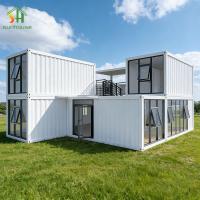China Flat Pack Container House 20FT 40FT Galvanized Steel Prefab Modular Building Unit for sale