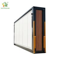 China Two Bedroom Prefabricated House 20FT Small Expandable Homes Double Wing for sale