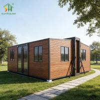 China Flat Pack Prefab Container House Compact Shipping Modular Building Galvanized Steel Frame for Bulk International Orders for sale