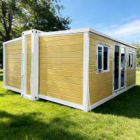 China 700 Mini Double Wing Expandable Container House Mobile Prefab Office & Living Unit for sale