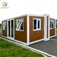 China 700 Mini Double Wing Expandable Container House Mobile Prefab Office & Living Unit for sale