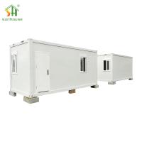 China Flat Pack Shipping Prefab Container House Toilet , Layout Custom Container House for sale