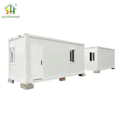 China Flat Pack Shipping Prefab Container House Toilet , Layout Custom Container House for sale