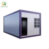 China Galvanized Steel Frame Prefab Container House For Turnkey Site Camps / Temporary Buildings for sale