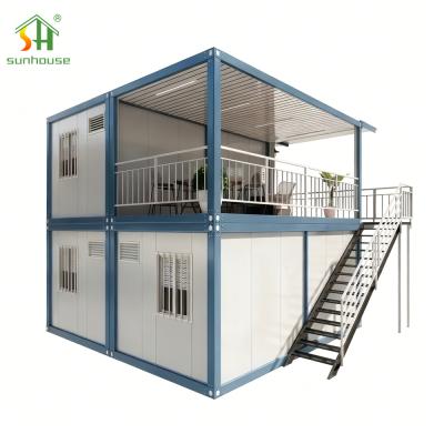 China Prefab Transport Container House Expandable Modular Container Cabin Office for sale