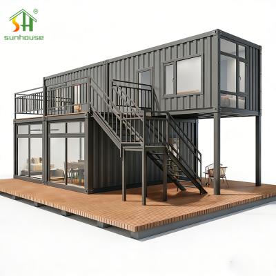 China Prefabricated Modular Container Office Home , Compact Prefab Houses Container for sale