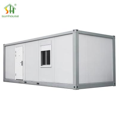 China Flexible Layout Prefab Flat Pack Homes Low Volume Shipping Container Temporary Housing for sale