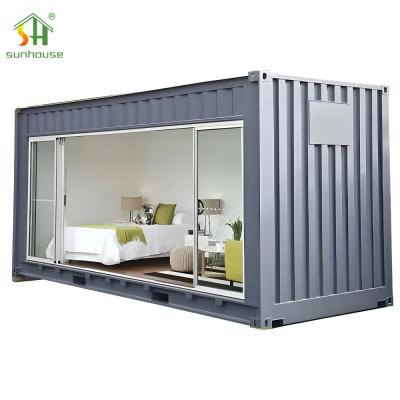 China Prefabricated Flat Pack Container House Homes With Insulated Wall And Roof Panels for sale