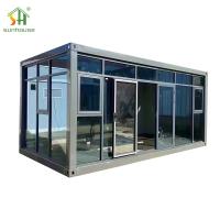 China Low Volume Shipping Container Home Office , Temporary Modular Homes Prefabricated for sale