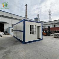 China Rapid Assembly Foldable Modular Homes 20FT 40FT Fold Out Container Homes for sale