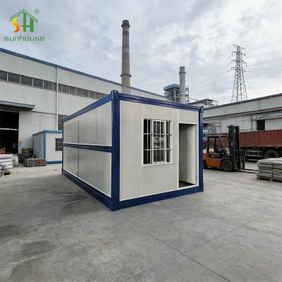 China Rapid Assembly Foldable Modular Homes 20FT 40FT Fold Out Container Homes for sale