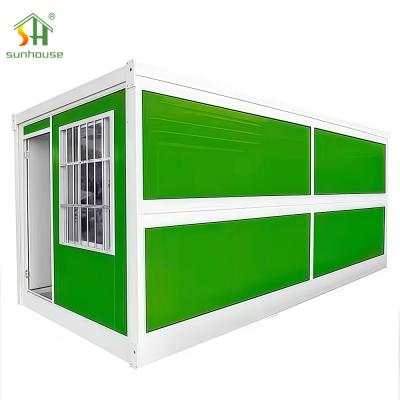 China Quick Install Prefab Foldable Homes 20FT 40FT Collapsible Prefab Homes for sale
