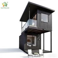 China Custom Single Storey Prefabricated Houses , Double Storey Container Homes Modular for sale