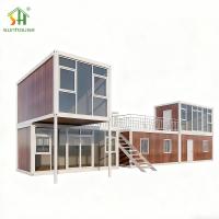 China Modular Container Villa with Reinforced Galvanized Steel Frame and Customizable Layout Featuring High-Performance Insulated Wall Panels for sale