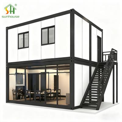 China Modular Prefab Container House 3 Bedroom Standardized Steel Frame Residential Unit for sale