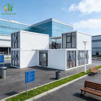 China Reinforced Galvanized Steel Frame Modular Container Villa with High-Performance Insulated Wall Panels and Customizable Layout for sale