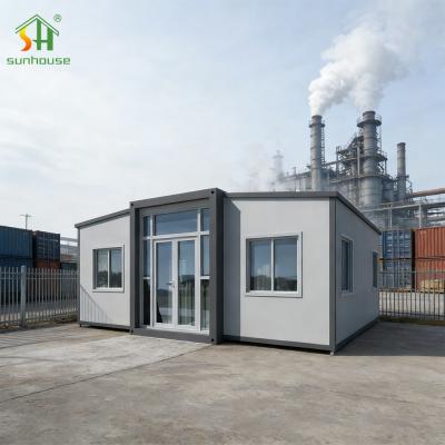 China Double Wing Expandable Container House – Fast Deploy 20FT Mobile Prefab Home for sale