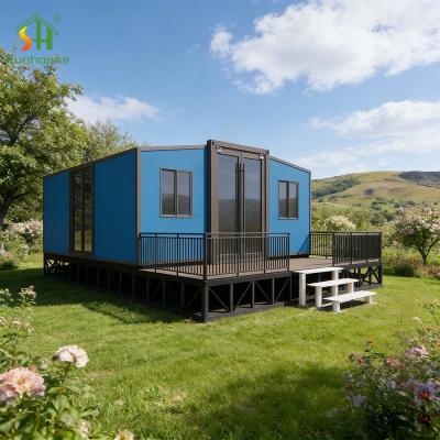 China Spacious Prefabricated Modular Container House Single Storey 20FT 30FT 40FT for sale