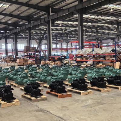 China Portable Electric Air Cooler Compressor / Semi Hermetic Screw Compressor for sale