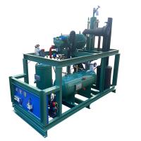 China Metal Structure Refrigeration Rack System Industrial Screw Parallel Unit Energy Efficiency for sale