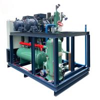 China Compact Structure Refrigeration Rack Unit Screw Parallel Unit For Walk In Cooler for sale