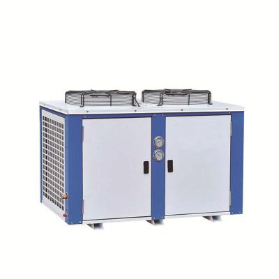 China Enclosed Type Air Condensing Unit Low Noise Commercial Refrigeration Condensing Units for sale
