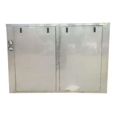 China Enclosed Cabinet Air Cooled Condensing Units for 45C Compressor Temperature and Lubricated Style for sale