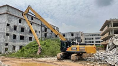 China 30Ton Excavator High Reach Demolition Boom for Demolishing Buildings with QC Control and Q355/Q690/HG785/WELDOX/STRENX for sale