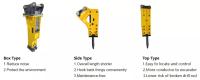 China Efficient Hydraulic Excavator Hammer For Breaking Rock Concrete Tope Type for sale