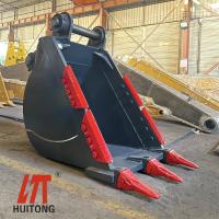 China 12 Ton Heavy Duty Excavator Bucket  High Strength Steel Material for sale