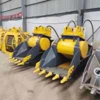 China Q355b R320 Excavator Severe Bucket Heavy Duty 1100mm Length for sale