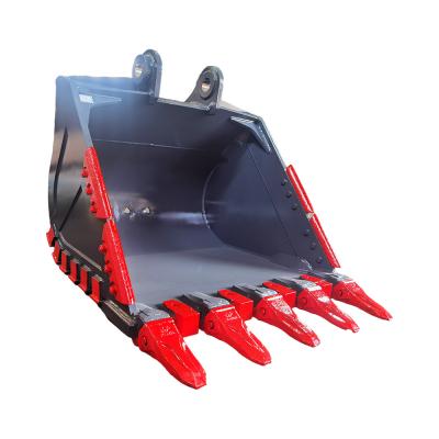 China Custom PC330 Excavator Severe Duty Bucket 2560mm Length for sale