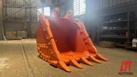 China New Strength Excavator Mining Bucket Q355/NM400 Heavy Duty Hardox400 Construction for sale