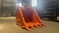 China Recommended Applications Loose Rock And Gravel Excavator Rock Bucket for sale